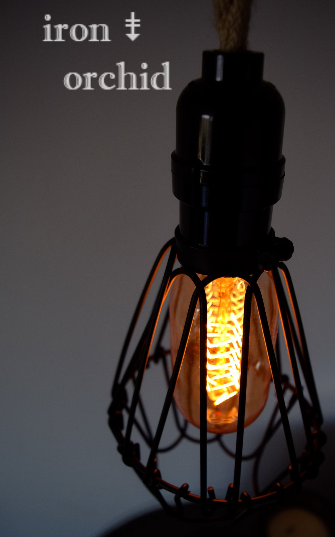 Adjustable Black Cage Light Enclosure - Etsy