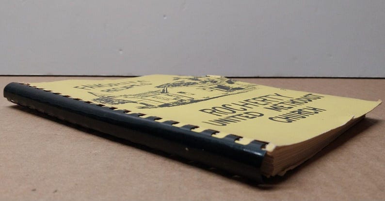 Cookbook 70s 80s Rocherty United Methodist Church Recipes Kansas ...