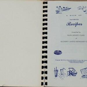 Cookbook 70s 80s Rocherty United Methodist Church Recipes Kansas ...