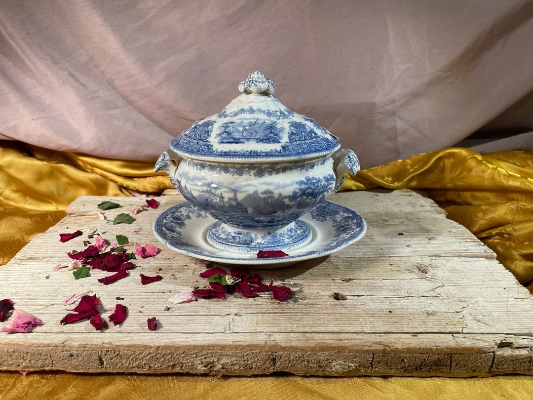 Antique Small Victorian Tureen. Antique Small Victorian Gravy Boat - Etsy