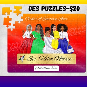OES Order of Eastern Star Puzzles - Etsy