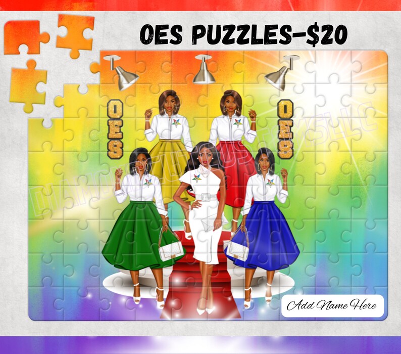 OES Order of Eastern Star Puzzles - Etsy