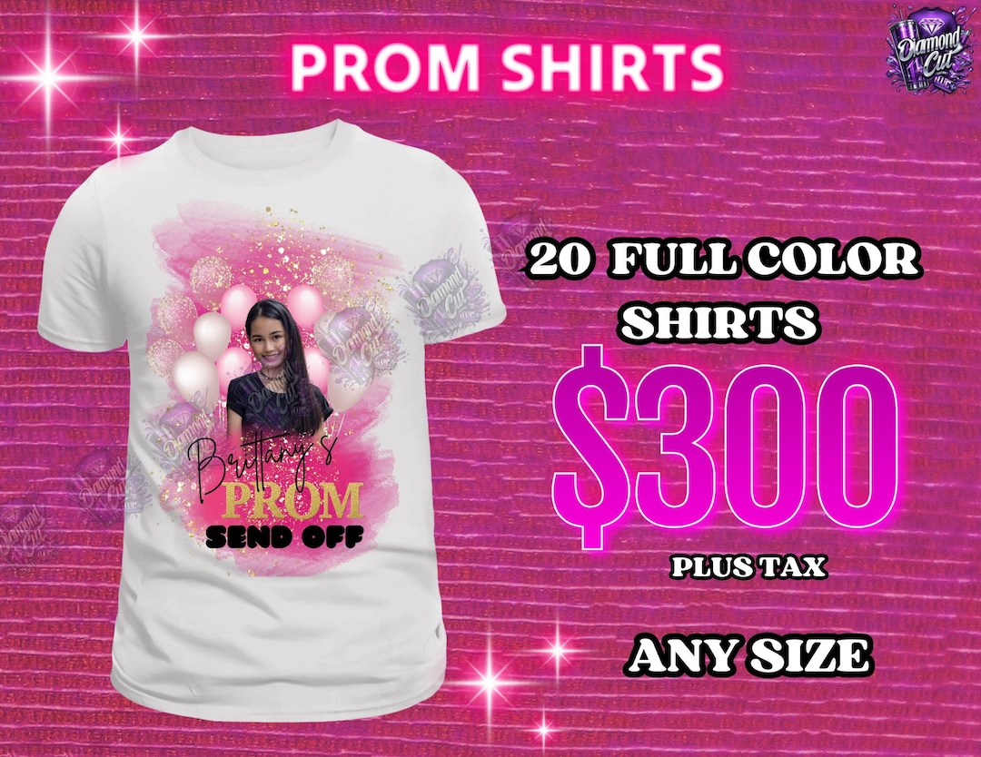 Prom Send off Shirts/ Bulk Discount/prom 2026 - Etsy