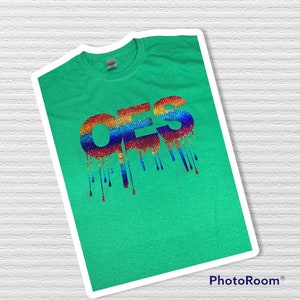 Oes-order of Eastern Star Drip Shirt - Etsy