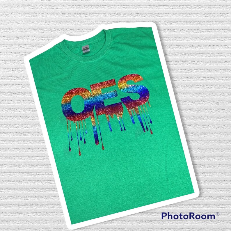 Oes-order of Eastern Star Drip Shirt - Etsy