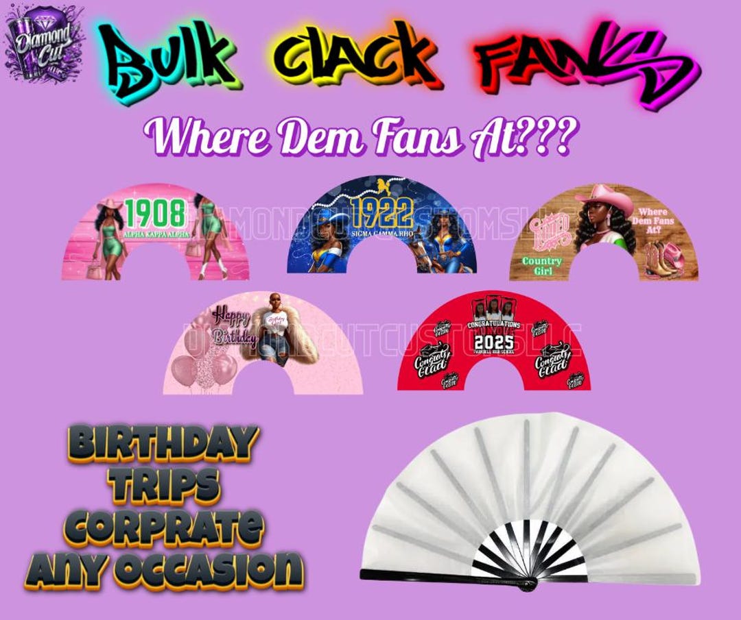 Bulk Clack Fans - Etsy