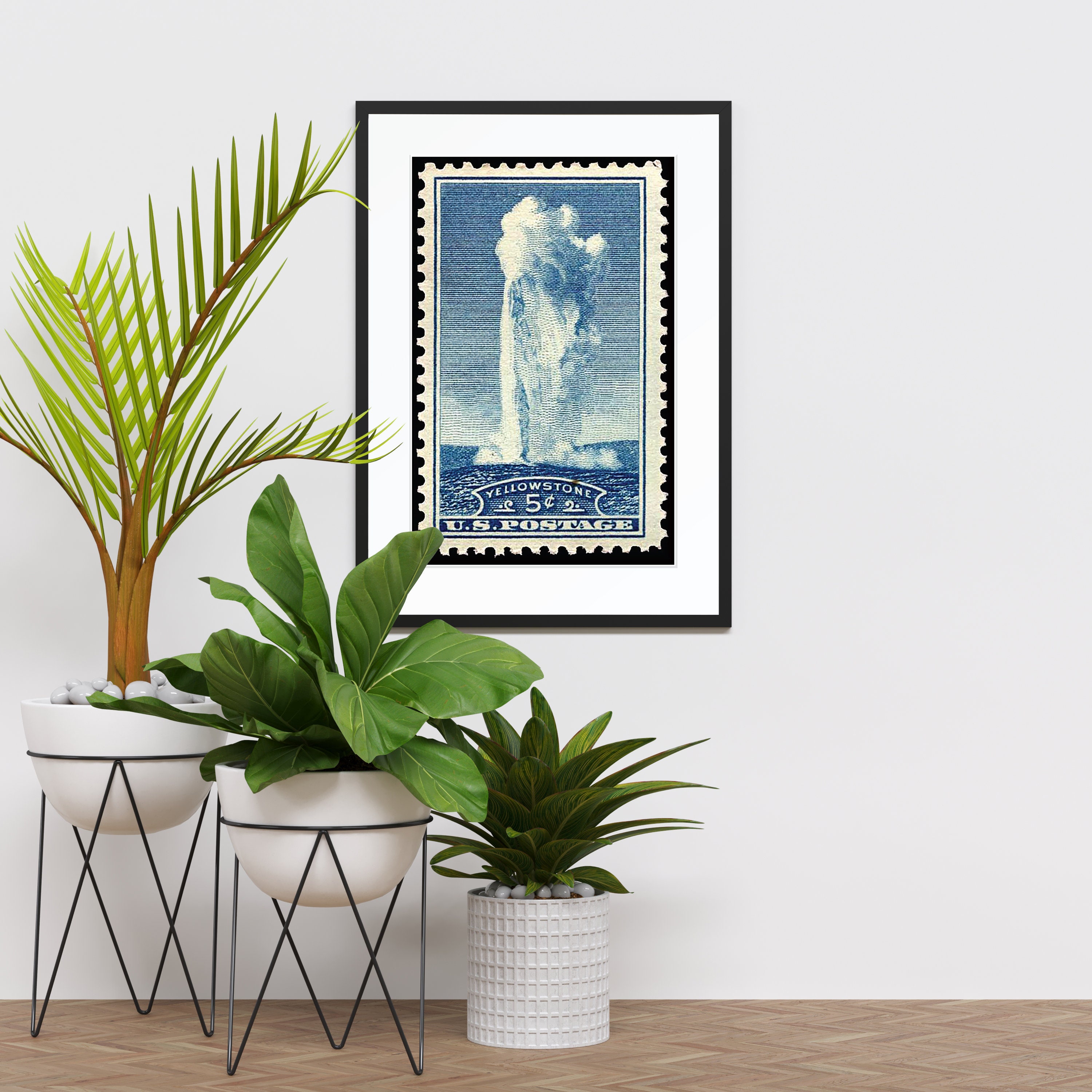 Yellowstone, Vintage Stamp, Digital Download - Etsy