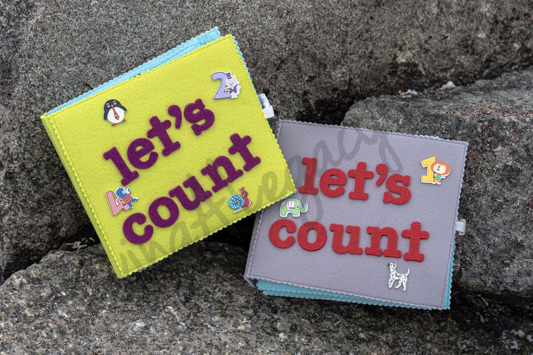 Let's Count! Quiet Book (counting/activity Book for Toddlers) - Etsy