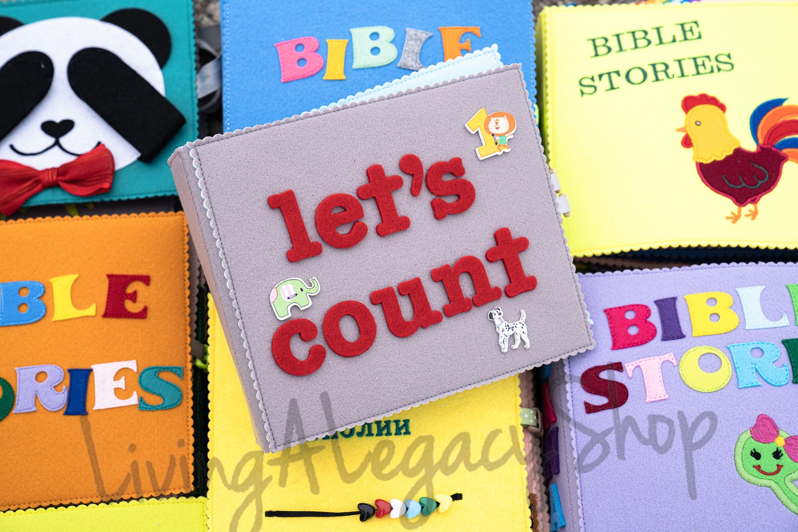 Let's Count Quiet Book counting/activity Book for | Etsy