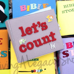 Let's Count! Quiet Book (counting/activity Book for Toddlers) - Etsy