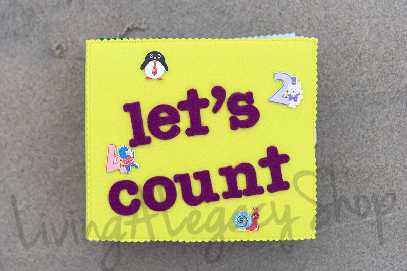 Let's Count Quiet Book counting/activity Book for - Etsy