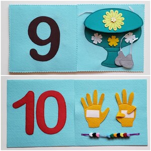 Let's Count! Quiet Book (counting/activity Book for Toddlers) - Etsy