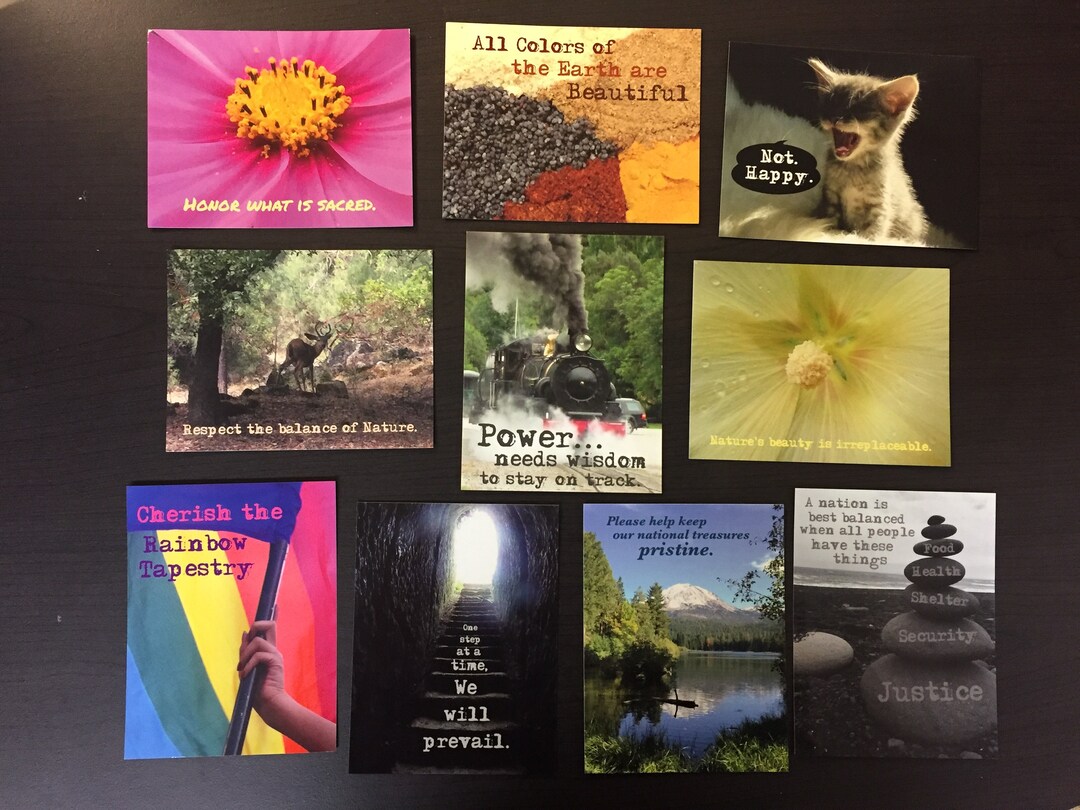 100 Postcards to Congress and Corporations 10 Each of 10 Designs - Etsy