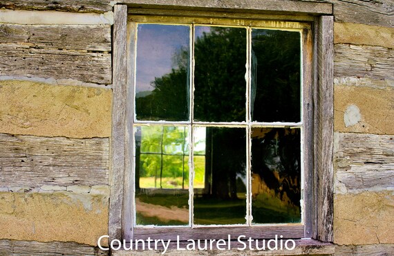 Log Cabin Wall Window