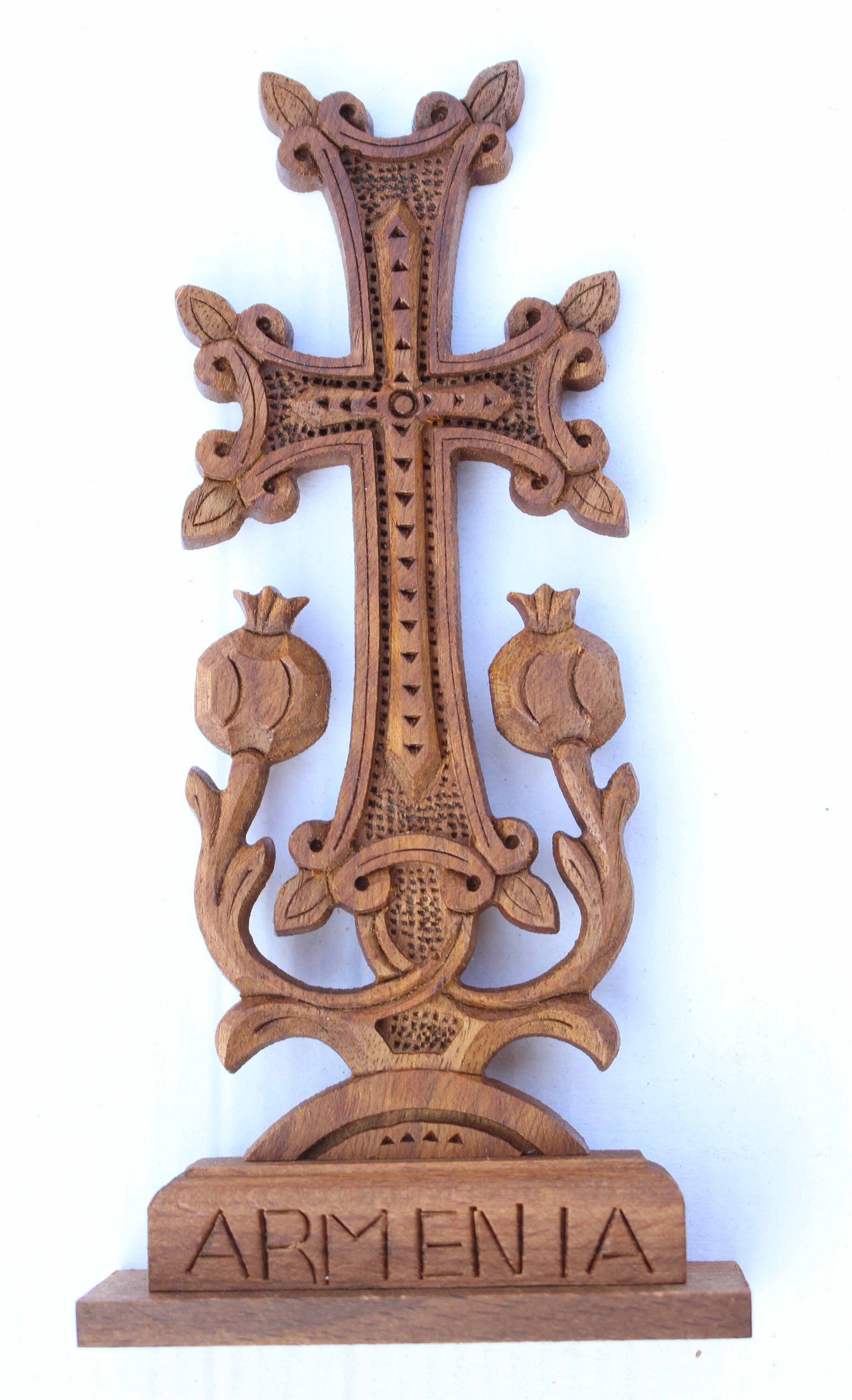 Cross - Wooden Cross - Armenian Wooden Carved Cross - Handmade Cross ...