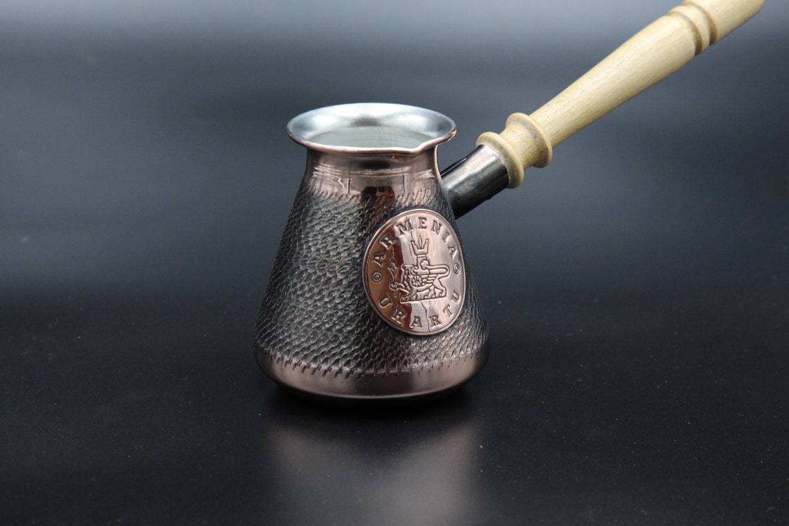 2 Cups 75 Oz Copper Turka Turkish Coffee Pot Maker Cezve | Etsy