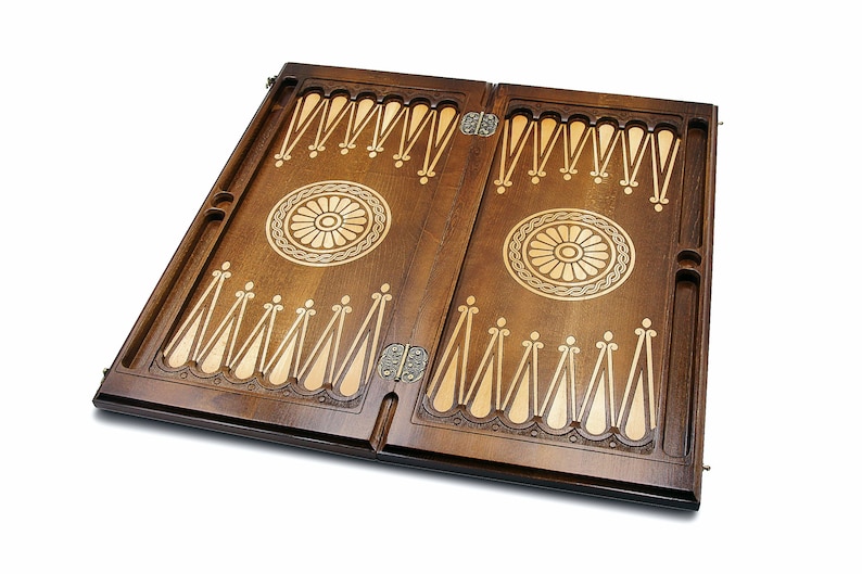 Big Wooden Backgammon Set Luxury Board Handmade Backgammon - Etsy
