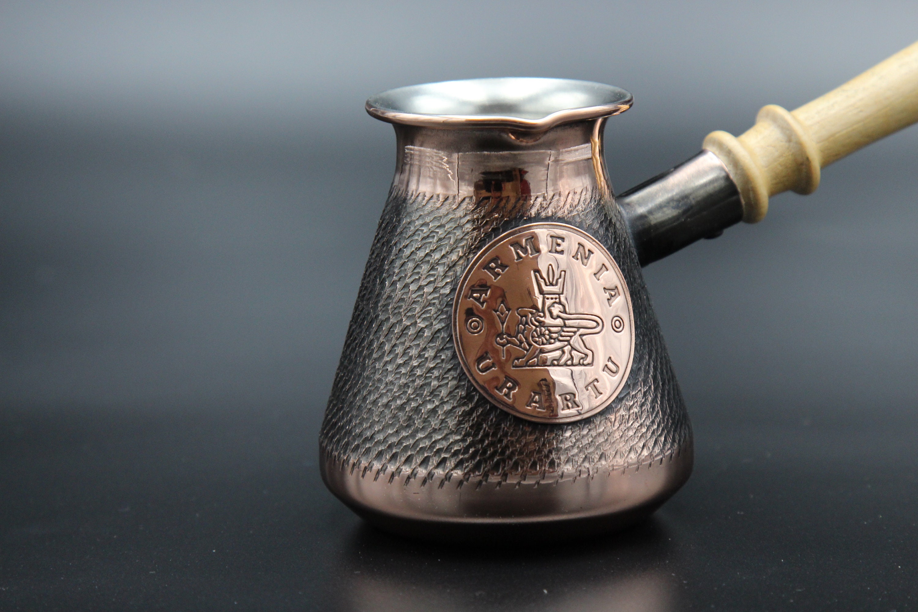 2 Cups 75 oz Copper Turka Turkish Coffee Pot Maker Cezve | Etsy