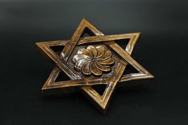 Star of David Wood Star of David Wooden Star of David Wall - Etsy
