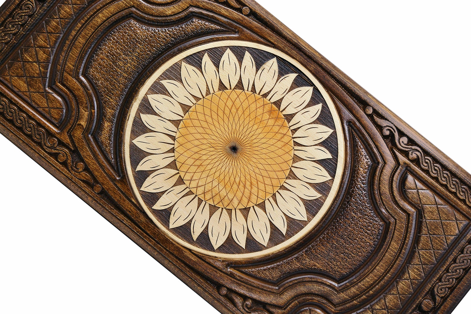 Big Wooden Backgammon Set Luxury Board Handmade Backgammon - Etsy