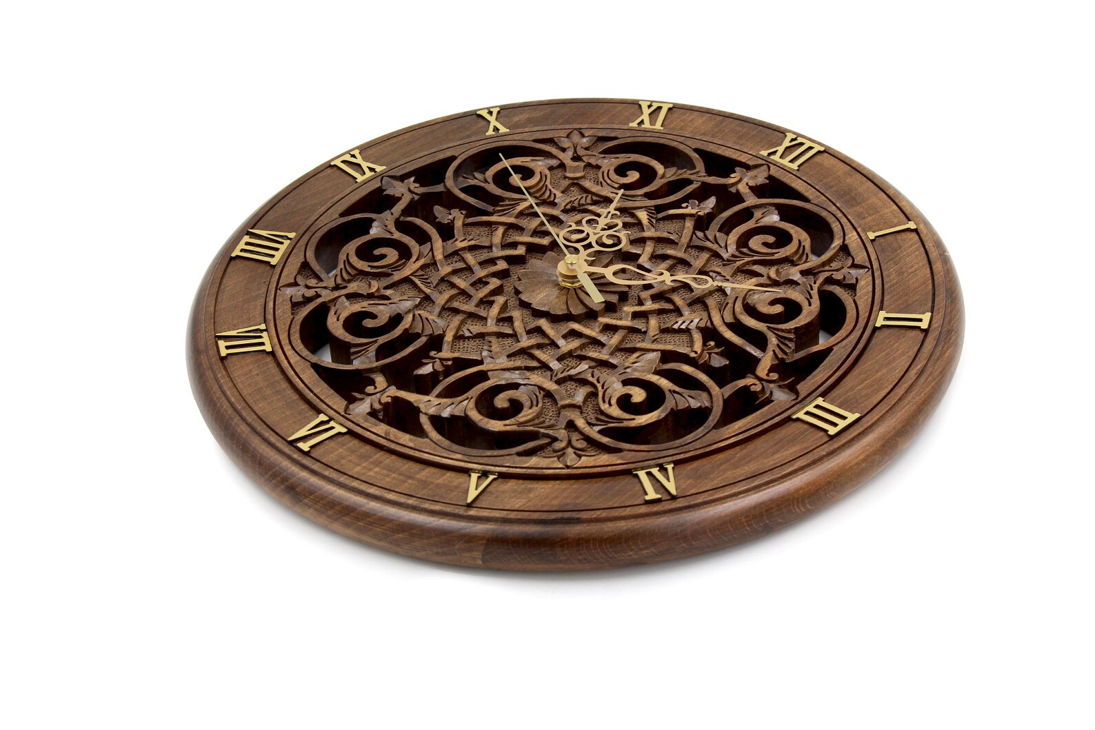 Armenian Handmade Wood Carving Decor Clock for Wall Handwork Decor Art ...