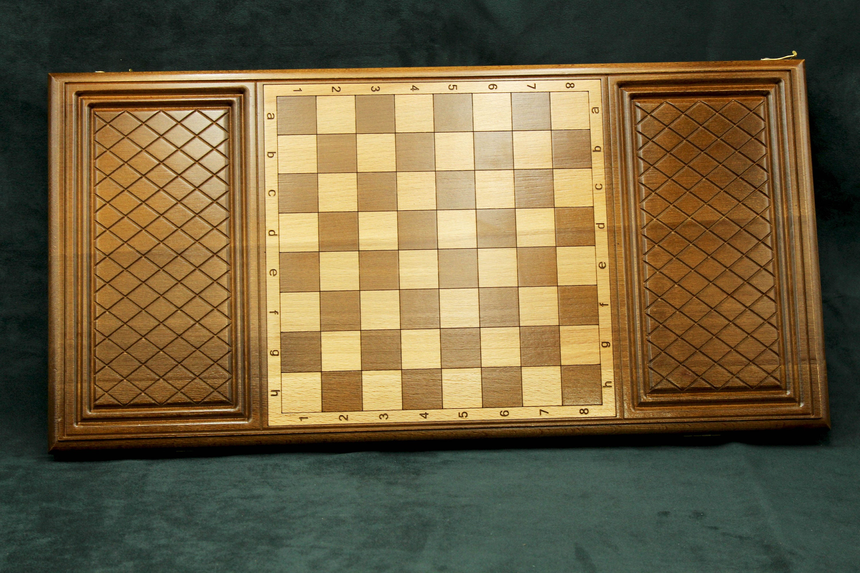 Backgammon set Wooden backgammon board Armenian carved | Etsy