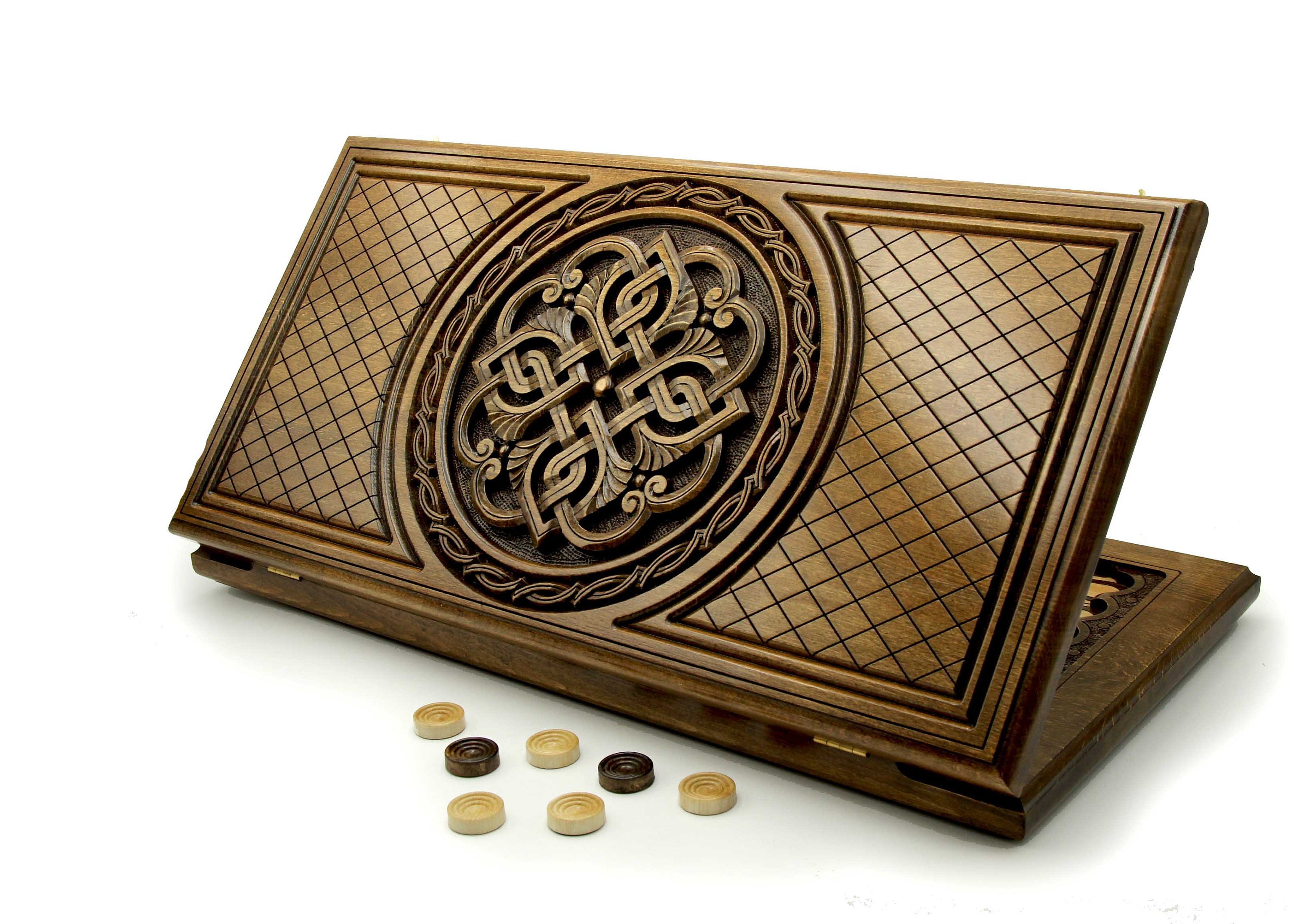 Backgammon Aus Holz Handarbeit