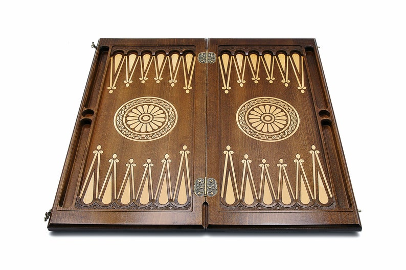 Big Wooden Backgammon Set Luxury Board Handmade Backgammon - Etsy