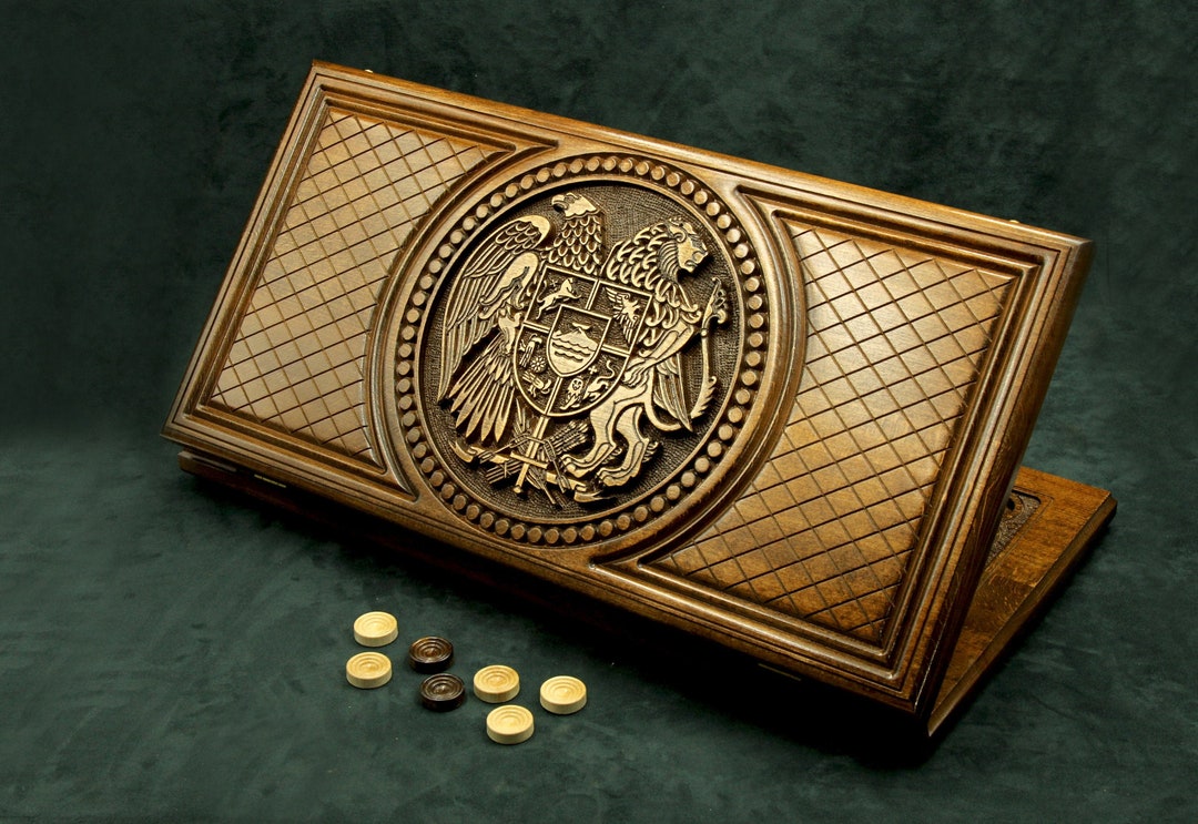 Backgammon Aus Holz Handarbeit