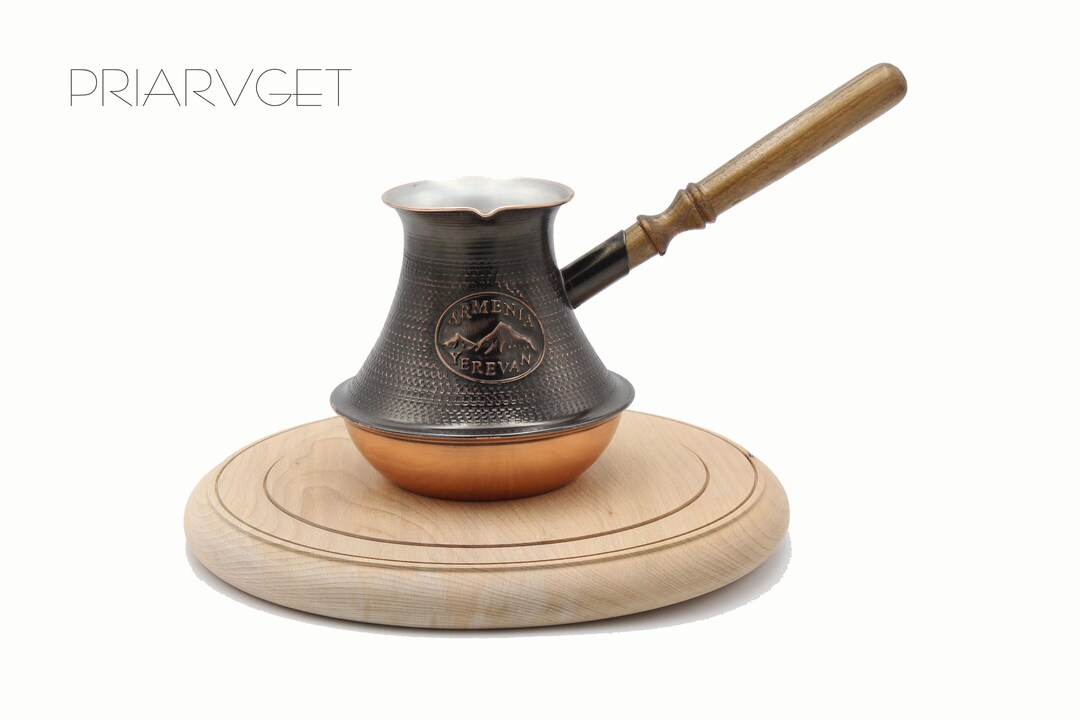 Jezve Copper Turkish Coffee Pot Maker Cezve Ibrik Armenia Jazve ...