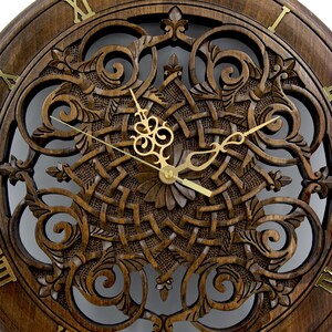 Armenian Handmade Wood Carving Decor Clock for Wall Handwork Decor Art ...