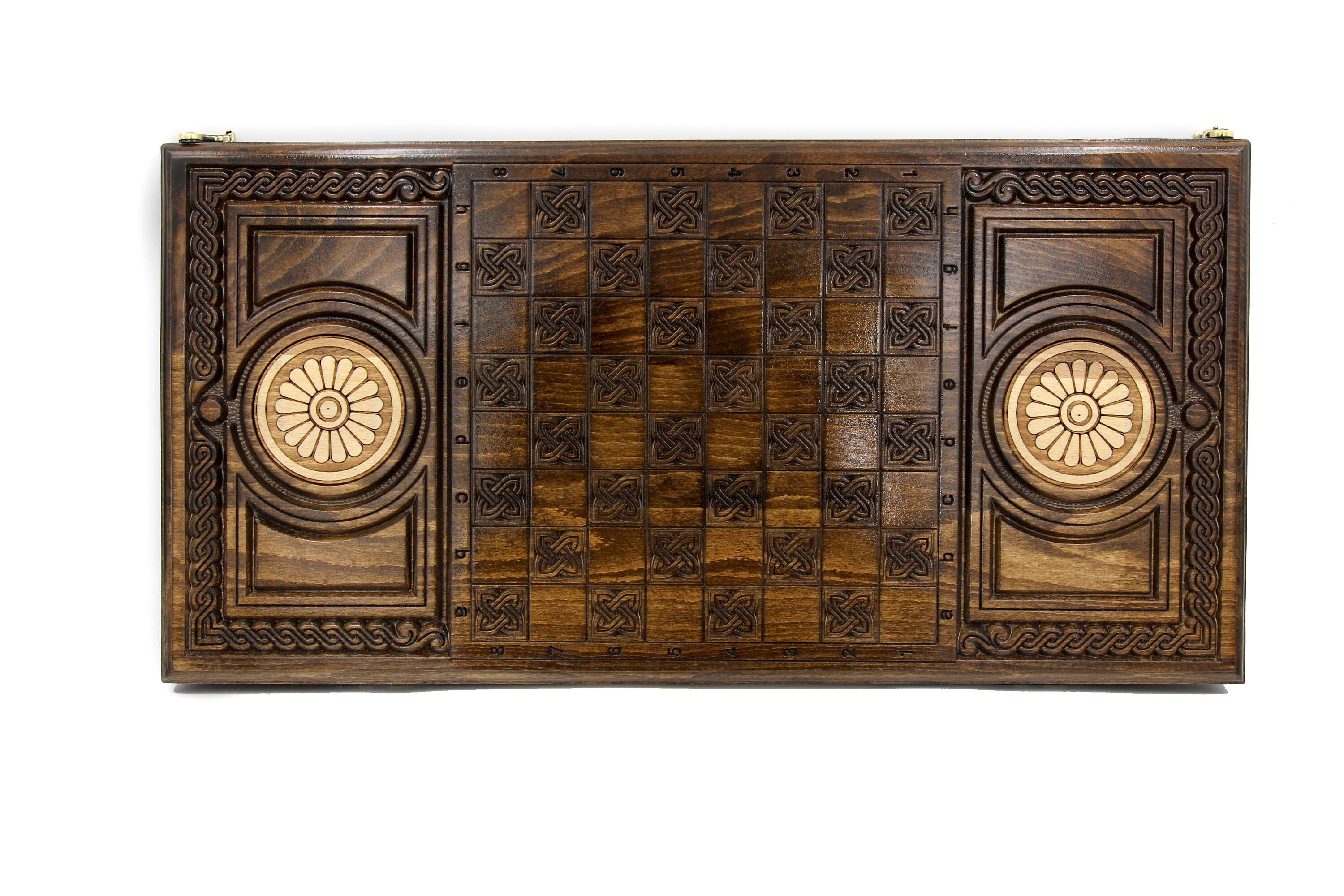 Wooden BACKGAMMON SET, Personalized Board Game Armenian Nardi, Wood ...