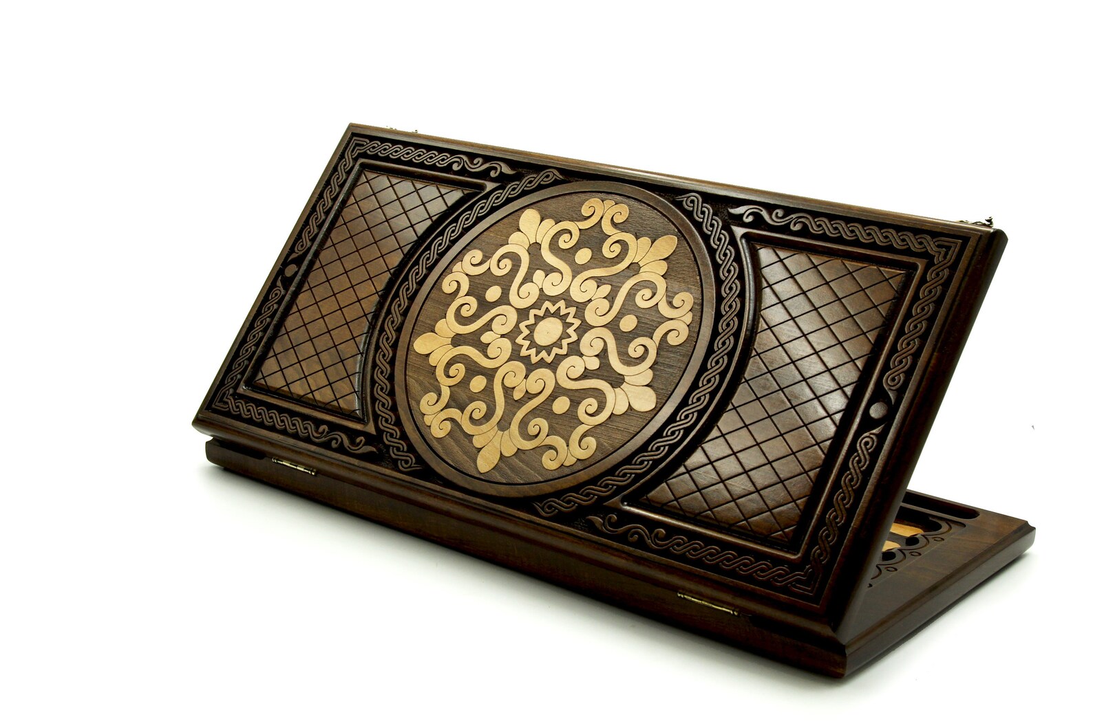 Carved Armenian BACKGAMMON Set BOARD GAME Handmade - Etsy