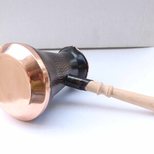 Jezve 6-7 Cups 18 Oz Copper Turka Turkish Coffee Pot Maker Cezve Ibrik ...