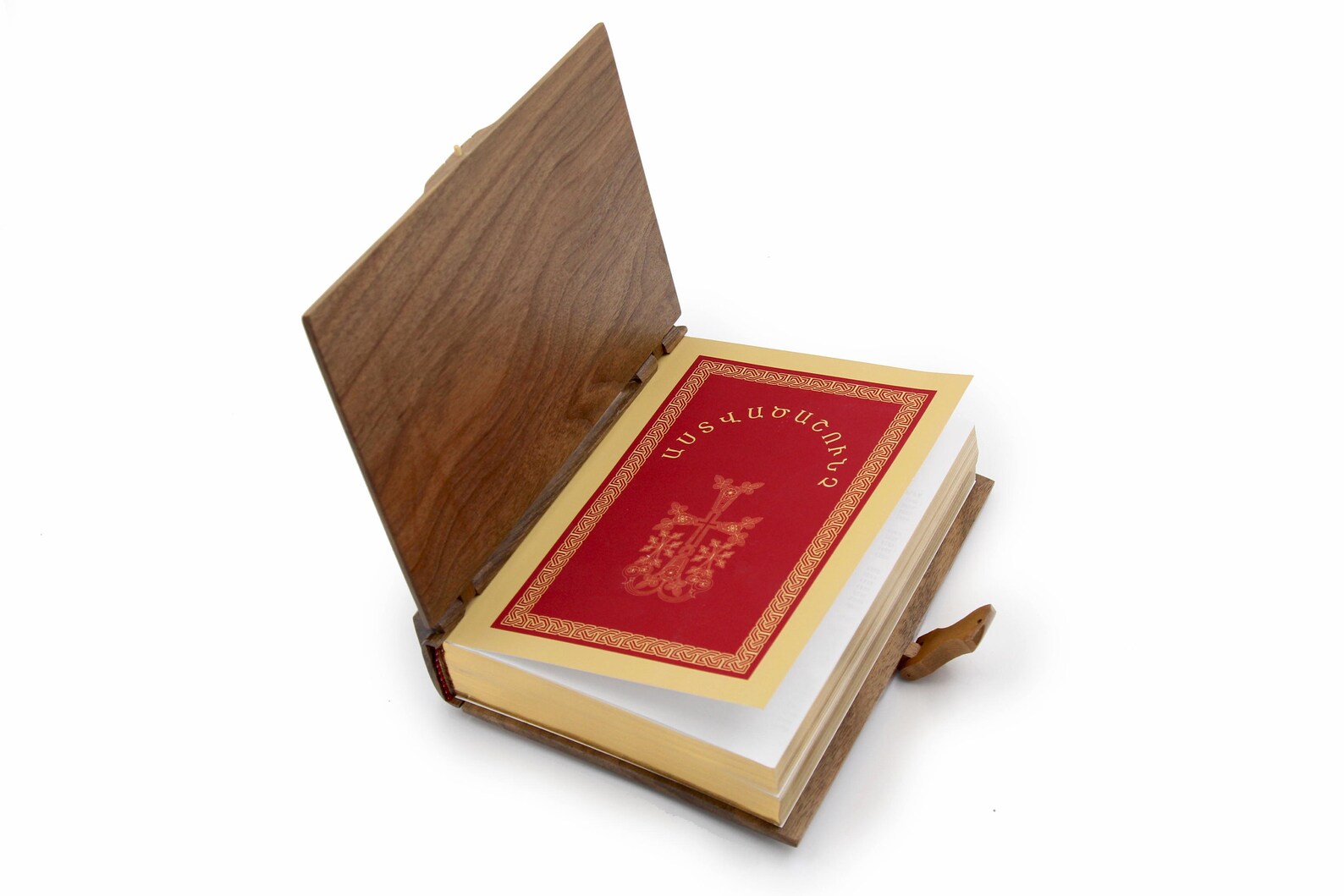 Holy Bible Wood cover English Holy Bible Handmade walnut | Etsy