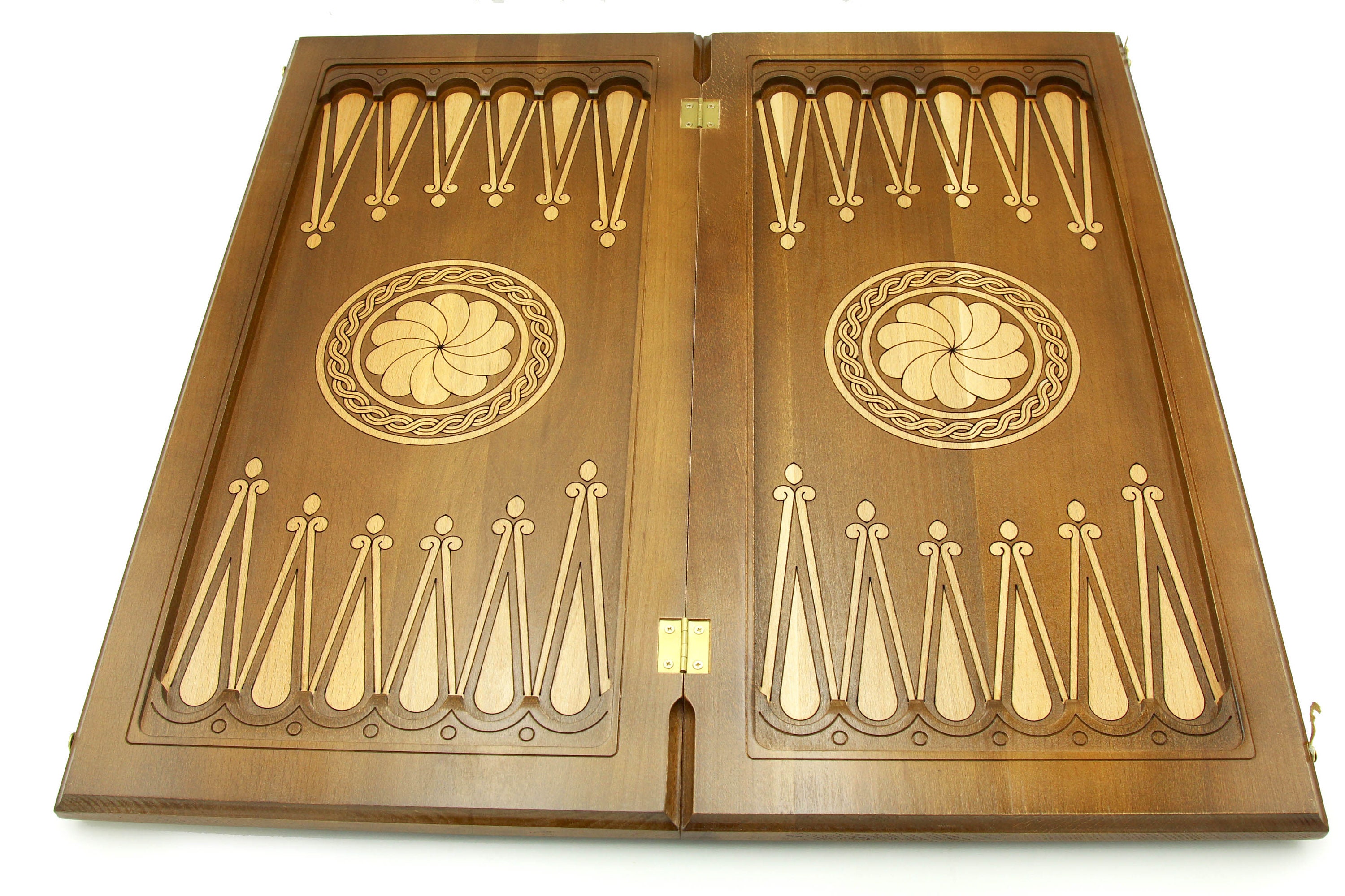 Backgammon set Wooden backgammon board Armenian carved | Etsy