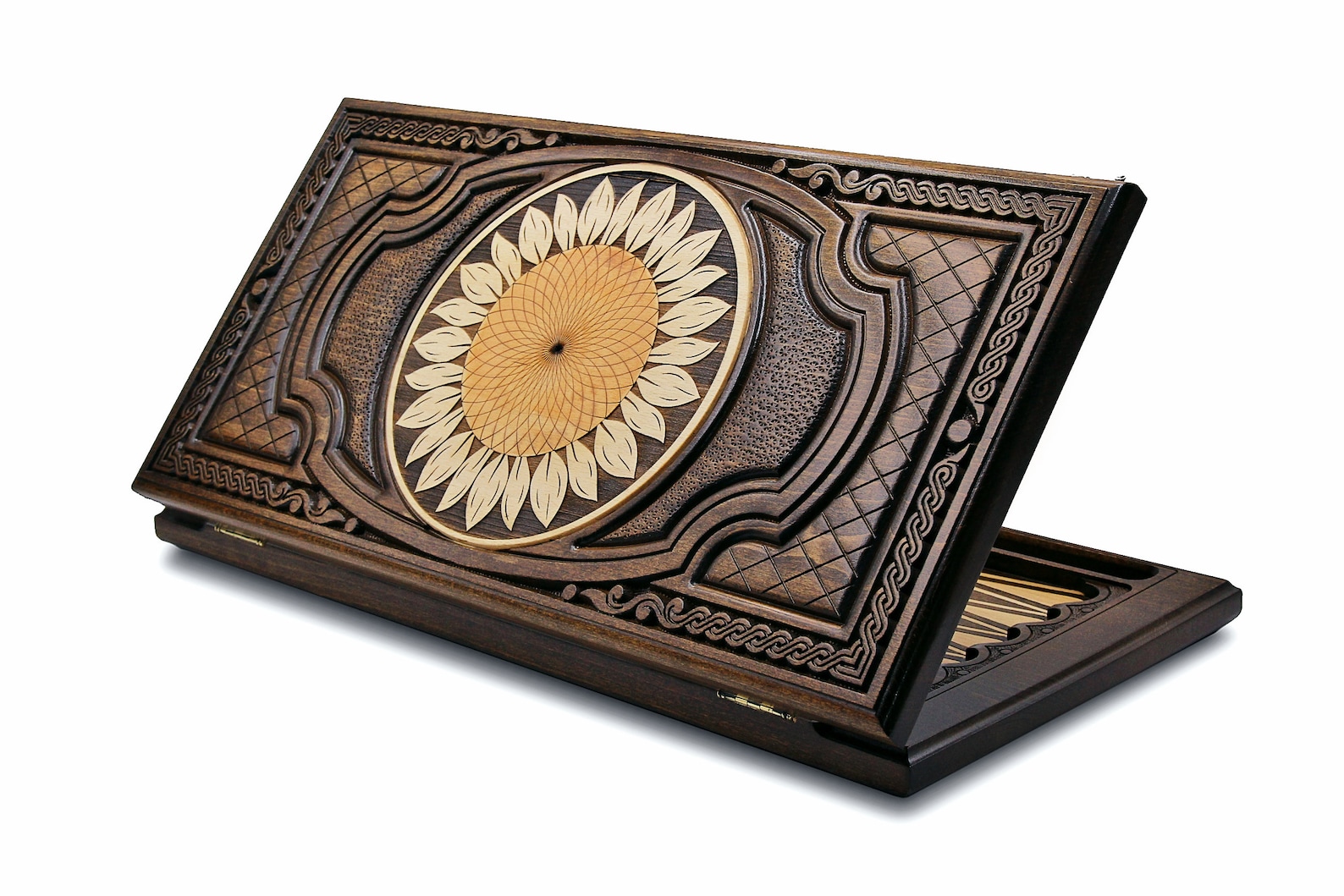 Big Wooden Backgammon Set Luxury Board Handmade Backgammon - Etsy