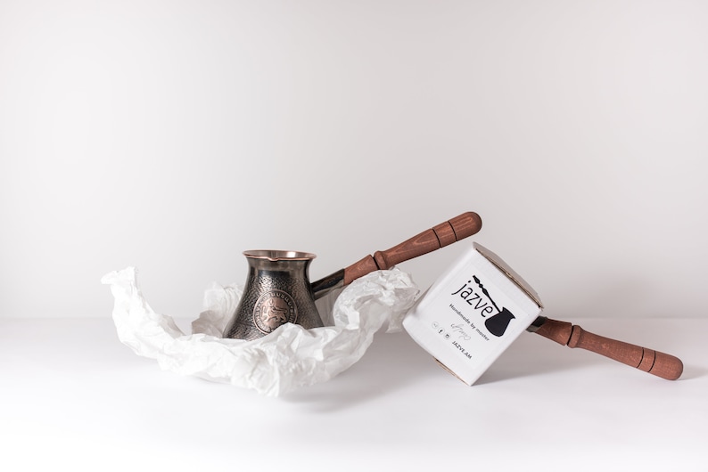Induction Jazve Coffee Maker Copper Jazzve Cezve Ibrik - Etsy