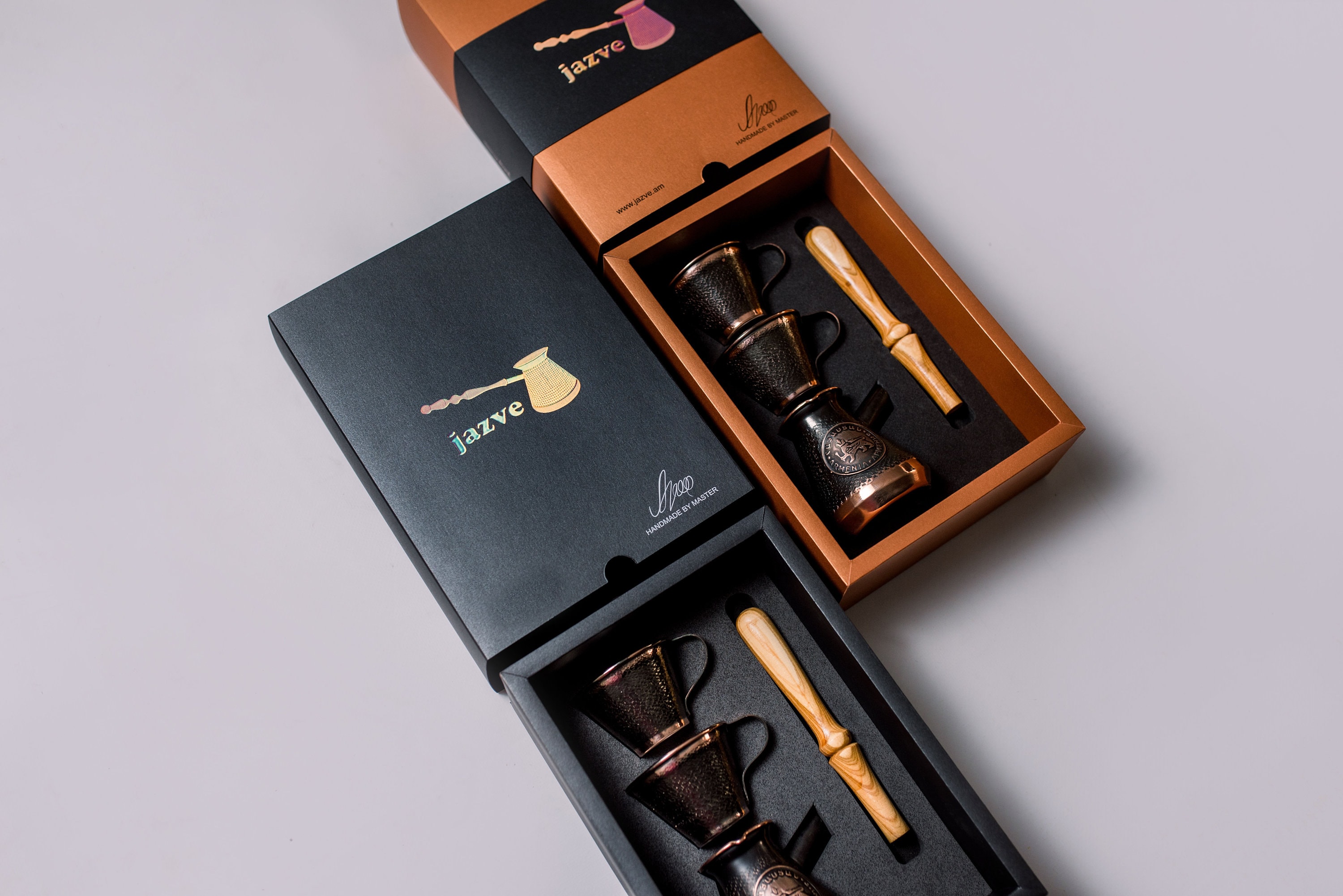 ARMENIAN Jazve and Two Cups Jazzve Cezve Ibrik Jezve - Etsy