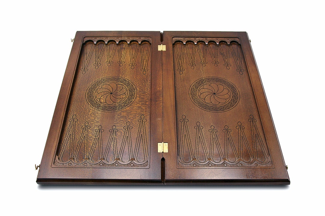 BIG SIZE Backgammon Set Armenian Wooden Backgammon Board Handmade ...