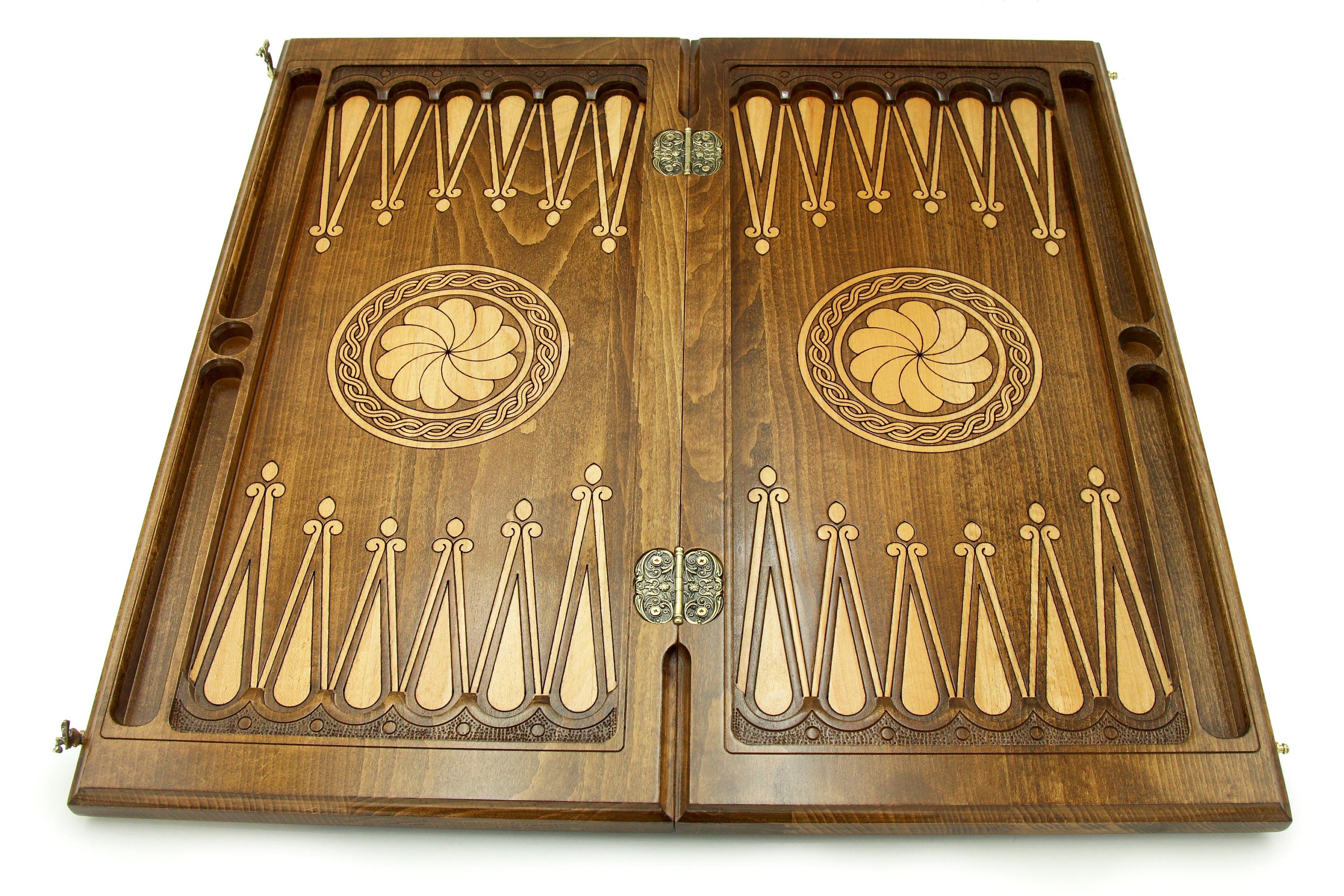 Backgammon set handmade Wooden backgammon board Armenian | Etsy