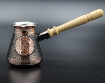 6 Cups 19 Oz Copper Turka Coffee Pot Maker Cezve Ibrik Armenia | Etsy