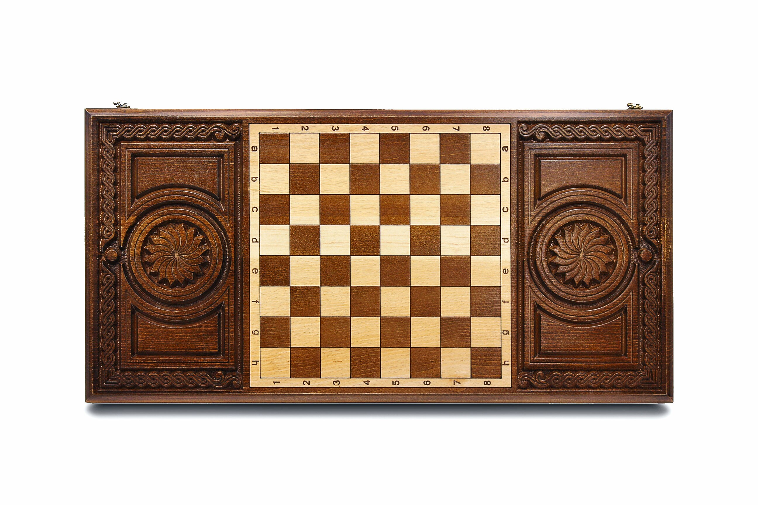 Big Wooden Backgammon Set Luxury Board Handmade Backgammon - Etsy