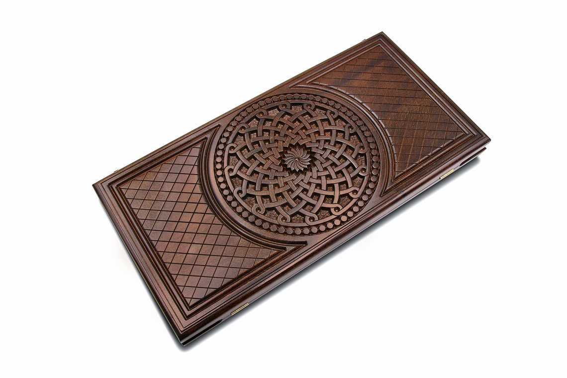 BIG SIZE Backgammon Set Armenian Wooden Backgammon Board - Etsy