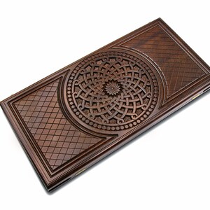 BIG SIZE Backgammon Set - Armenian Wooden Backgammon Board - Handmade ...