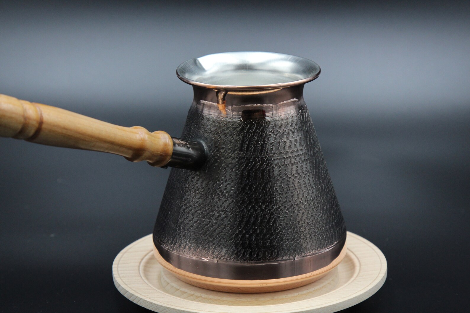 6 Cups 19 Oz Copper Turka Coffee Pot Maker Cezve Ibrik Armenia Jezve ...