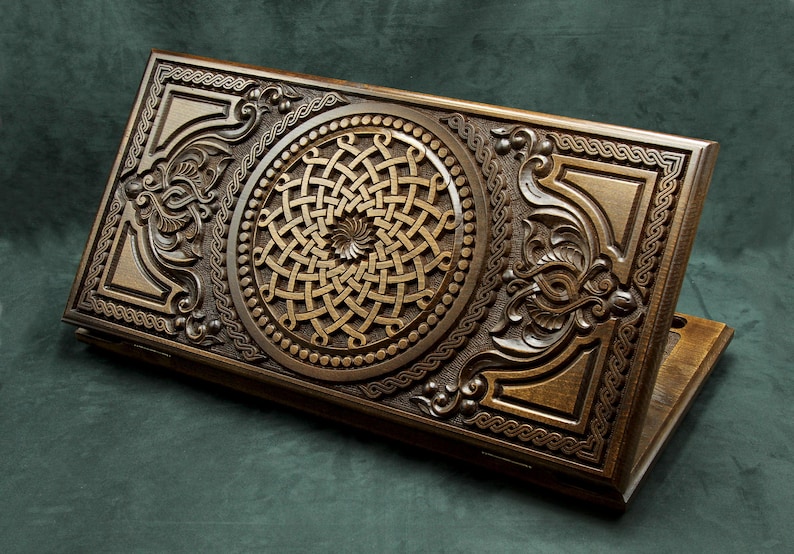 Wooden BACKGAMMON SET Personalized Board Game Armenian Nardi - Etsy