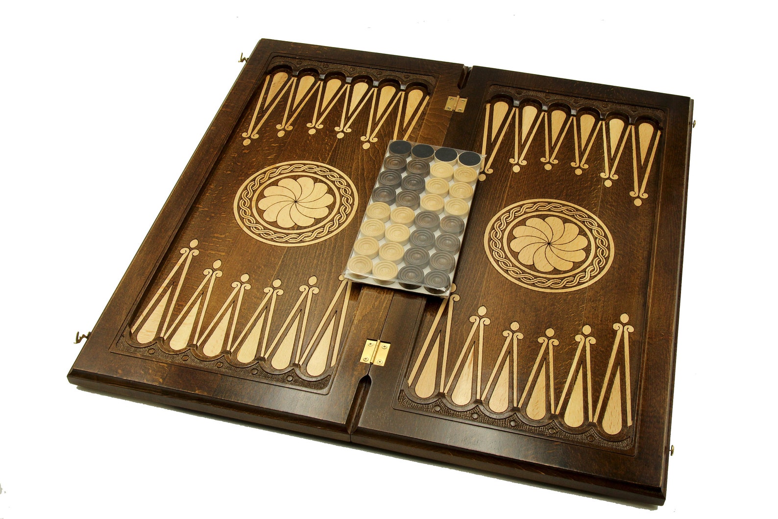Backgammon Set Personalized Wooden Board Armenian Nardi - Etsy