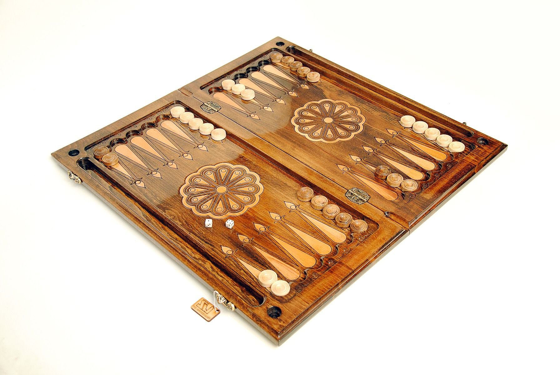 Wooden BACKGAMMON Big BOARD GAME Armenia Wood Nardi Nardy Big | Etsy