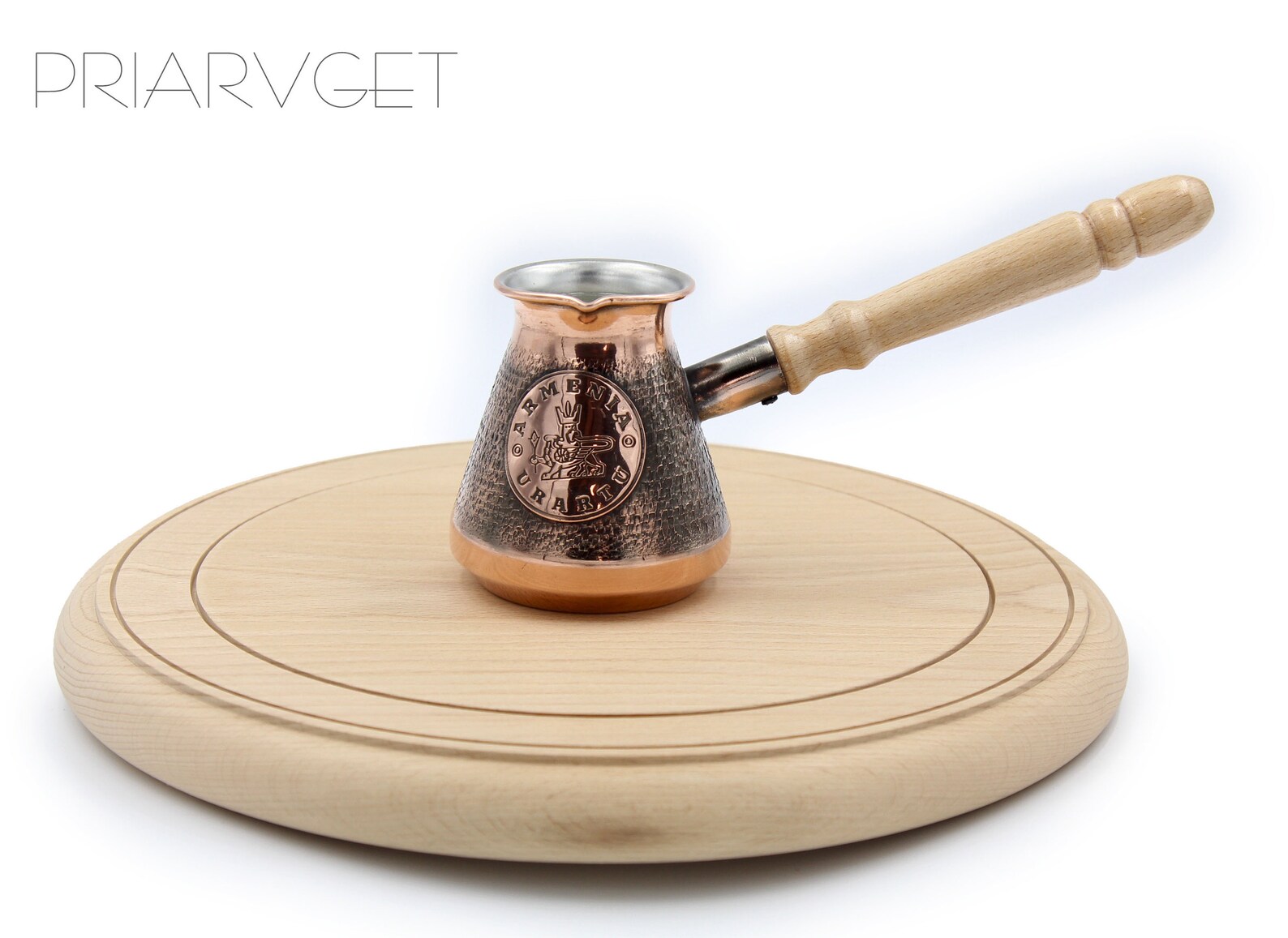 Jezve Armenian 2-3 Cups 8oz PERSONALISED Copper Turka Turkish Coffee ...